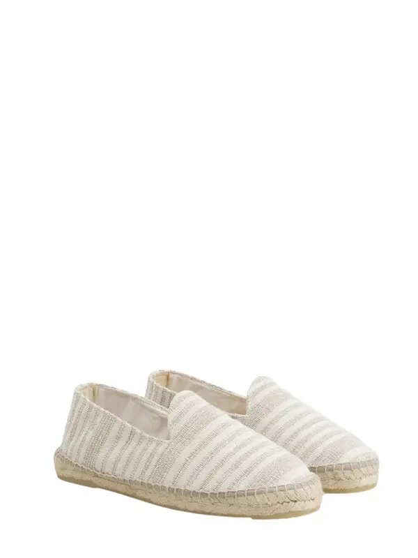 Manebí Cotton Striped Espadrille Flats