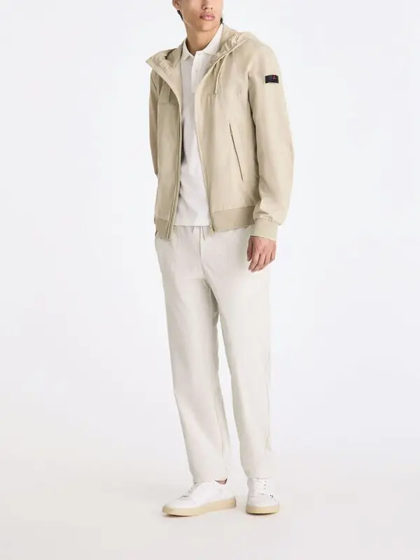 Peuterey Logo Zip Up Hooded Blouson Jacket