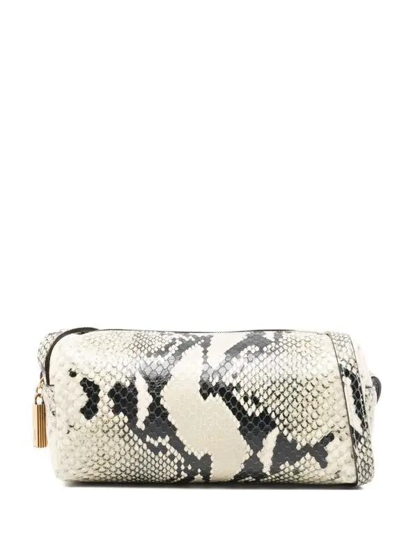 Khaite Kye Mini Leather Crossbody Bag - Beige