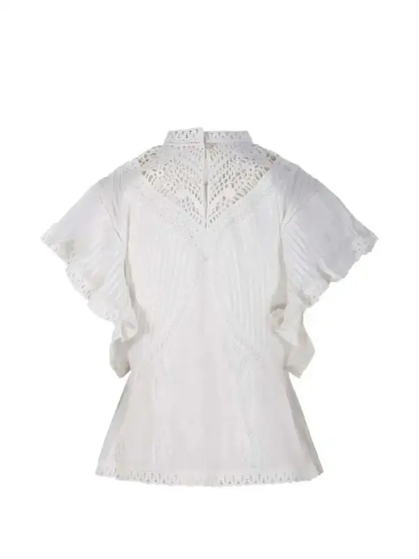 Farm Rio Embroidered Lace Shirt