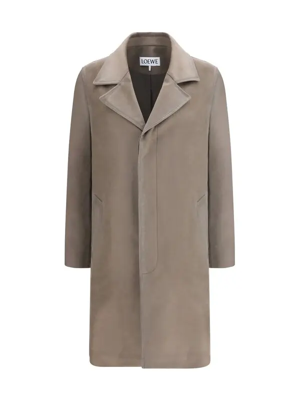 Loewe Single Breasted Trench Coat