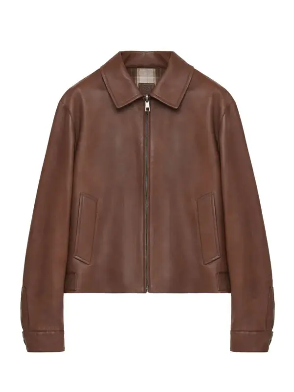 Loewe Leather Zip Jacket