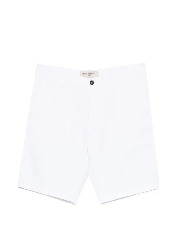 ROY ROGER'S College Bermuda Shorts - White