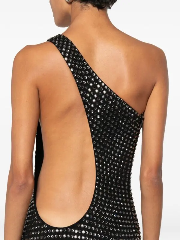Gucci Embellished One-shoulder Maxi Dress