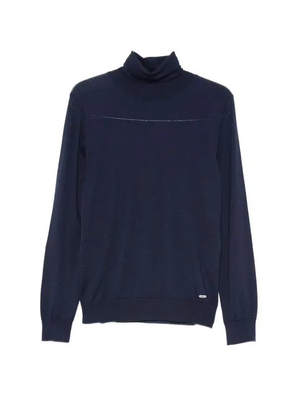 Brioni Cashmere And Silk Turtle-neck Sweater