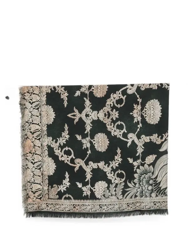 PIERRE-LOUIS MASCIA Printed Silk Scarf - Blue