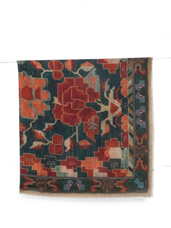 PIERRE-LOUIS MASCIA Cashmere Scarf - Brown