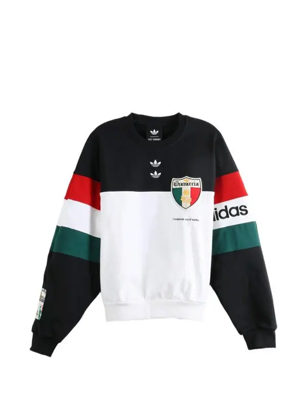ADIDAS BY WILLY CHAVARRIA Printed Cotton Sweatshirt - Black