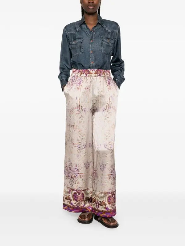 PIERRE-LOUIS MASCIA Printed Silk Shirt