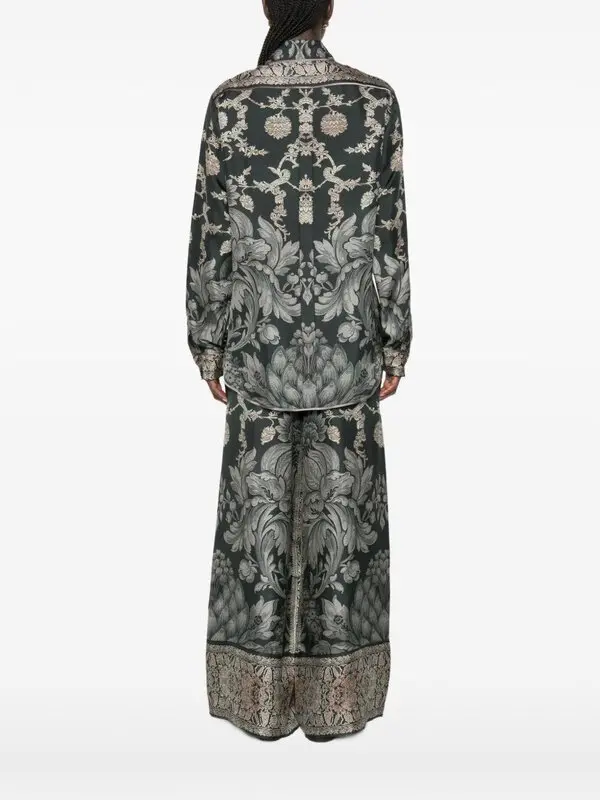 PIERRE-LOUIS MASCIA Printed Silk Shirt
