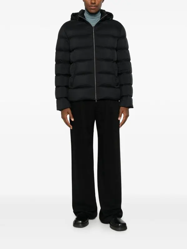 Herno Nylon Down Jacket - Black