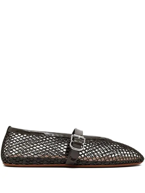 Alaïa Fishnet Ballet Flats