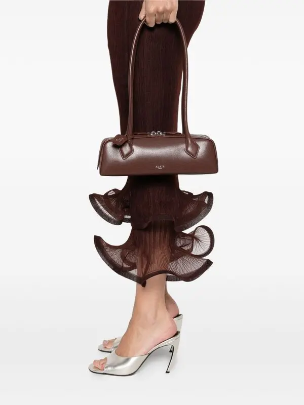 Alaïa Le Teckel Small Leather Shoulder Bag