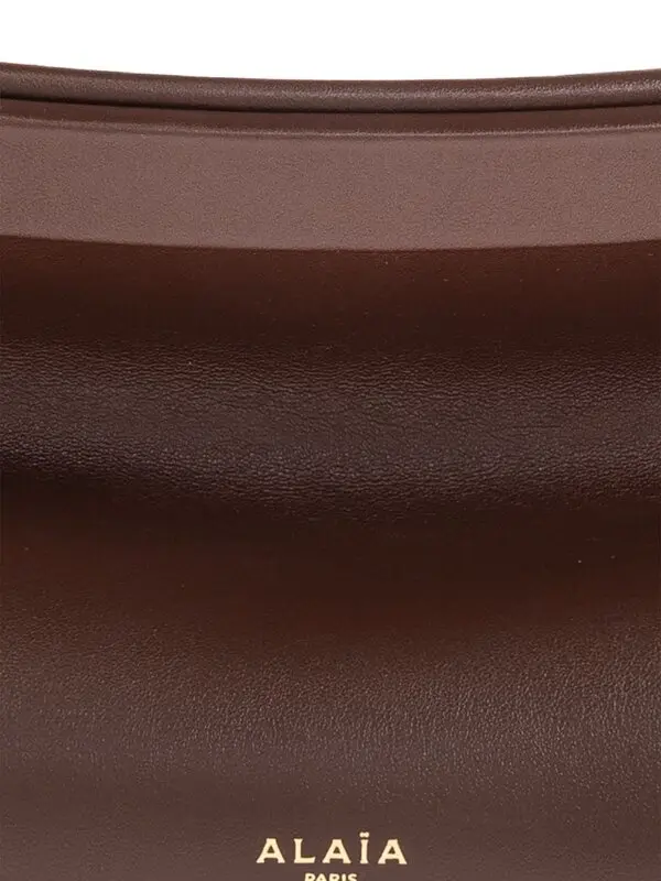 Alaïa Le Click East West Leather Shoulder Bag - Brown