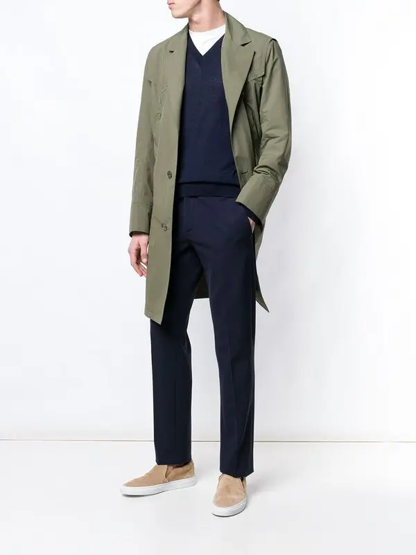 Brioni Wool, Cashmere, And Silk V-neck Sweater
