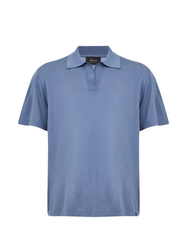 Brioni Silk Polo Shirt