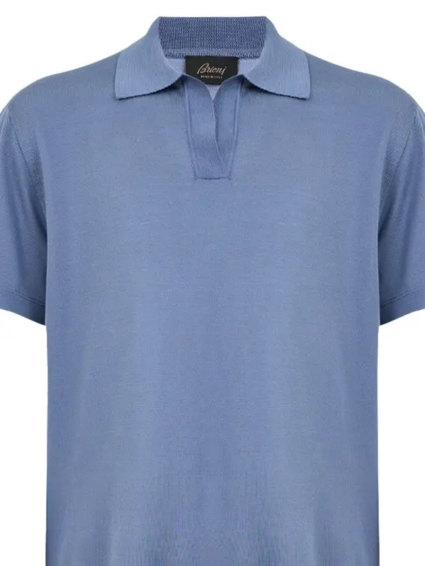 Brioni Silk Polo Shirt