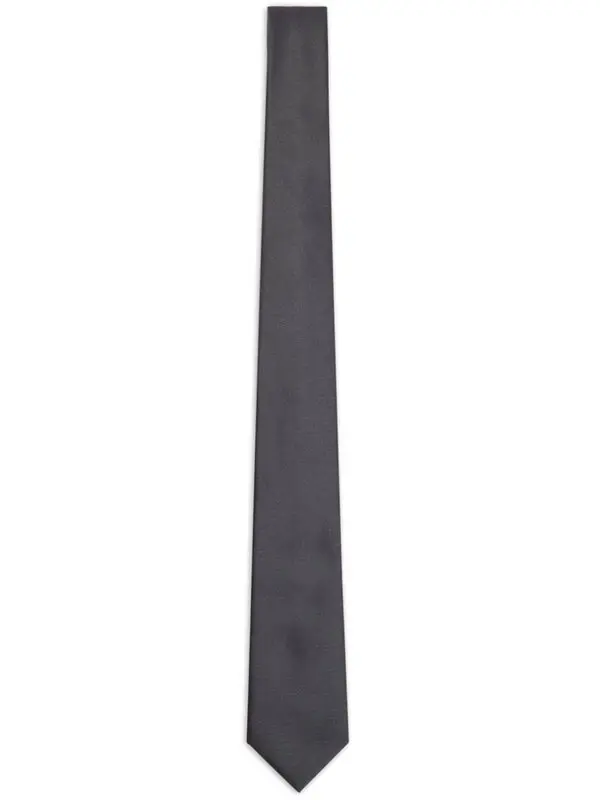 Emporio Armani Silk Neck Tie - Grey