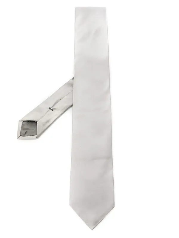 Emporio Armani Silk Neck Tie - Grey