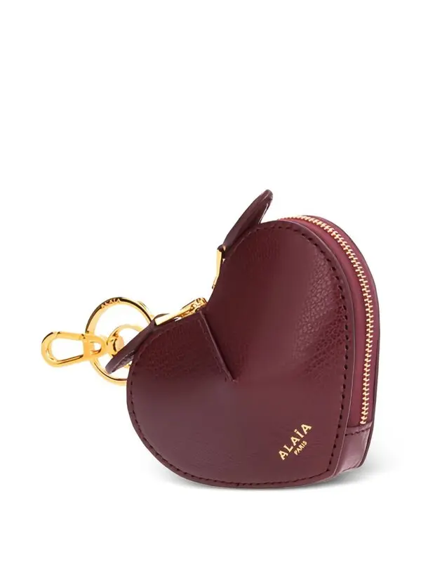 Alaïa Le Coeur Leather Coin Case