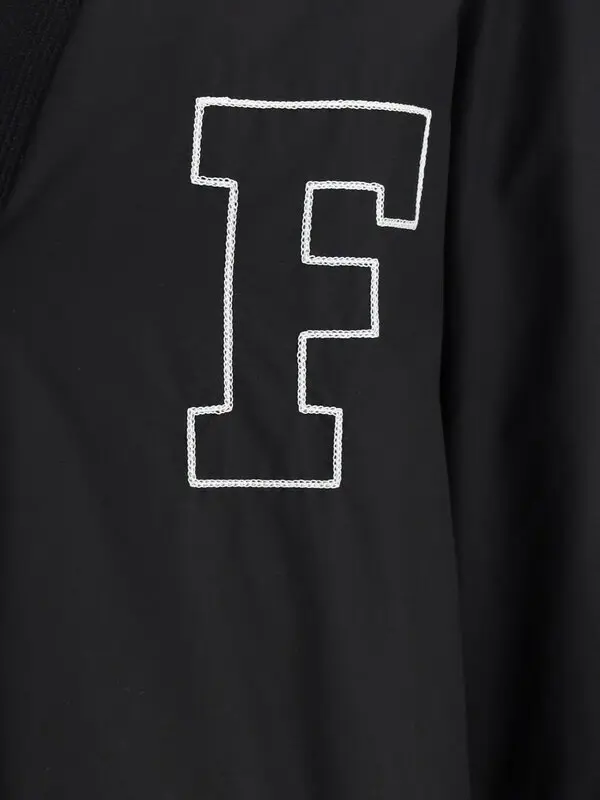 Moncler F" Embroidered Snap Button Cardigan