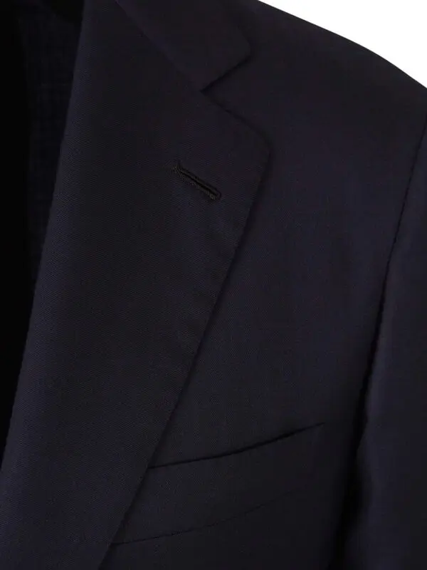 Brioni Wool And Silk Single-breasted Jacket