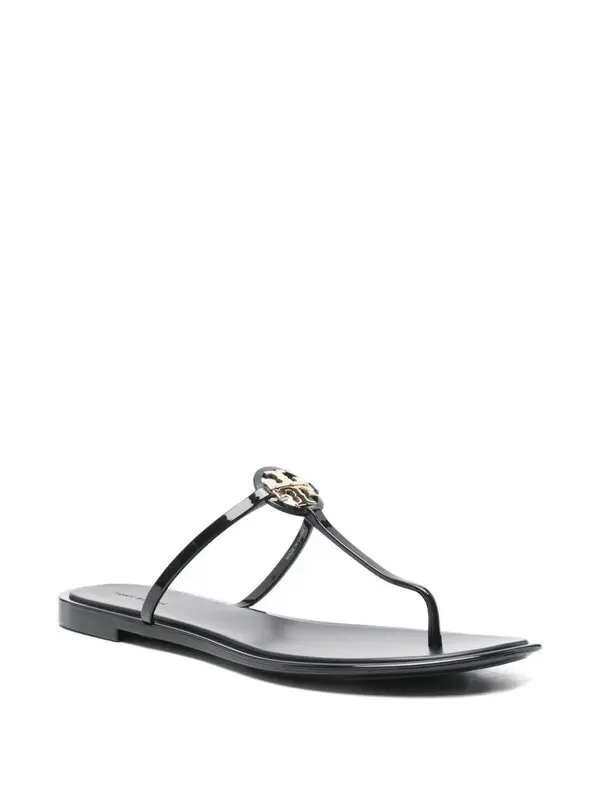 Tory Burch Mini Miller Thong Sandals - Black
