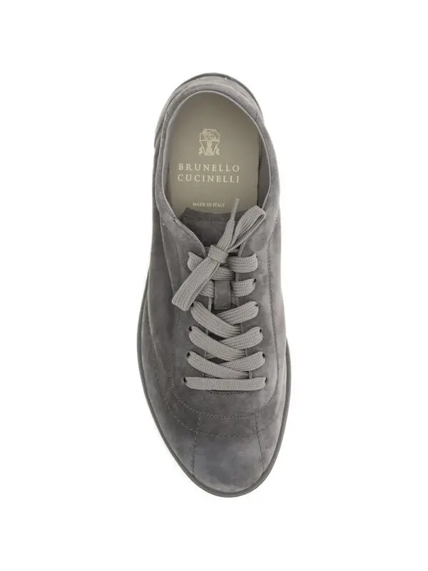 Brunello Cucinelli Lace-up Suede Sneakers