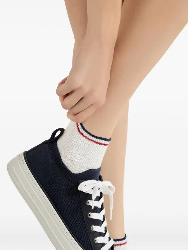 Brunello Cucinelli Ribbed Cotton Crew Socks