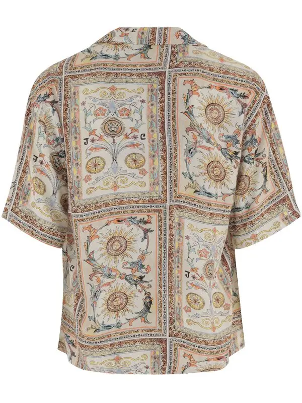 Just Cavalli T-shirt With Floral Print
