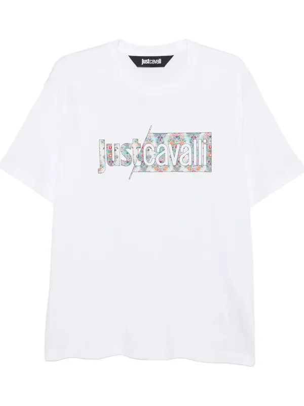 Just Cavalli T-shirt With Flowers