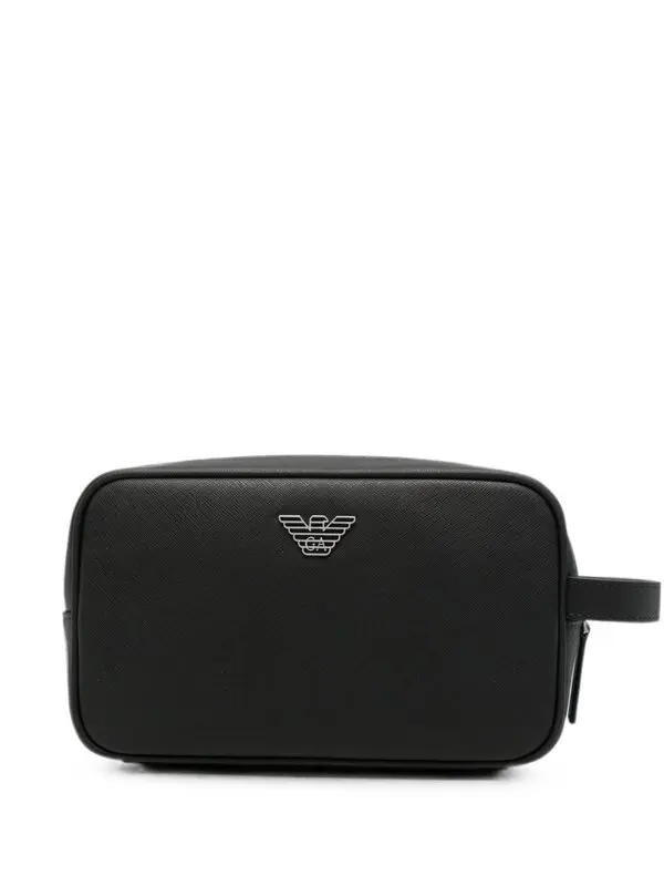 Emporio Armani Logo Beauty-case - Black