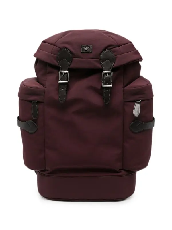Emporio Armani Nylon Backpack - Brown