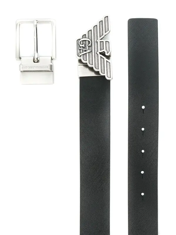 Emporio Armani Leather Belt Set