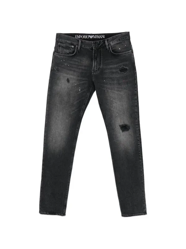 Emporio Armani Slim Denim Cotton Jeans