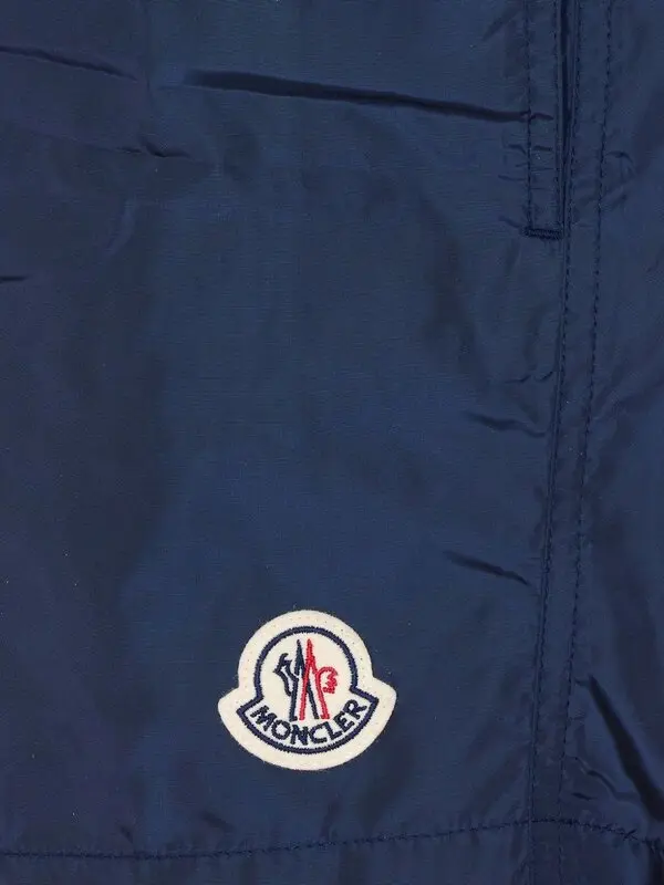 Moncler Logo Swim Shorts - Blue