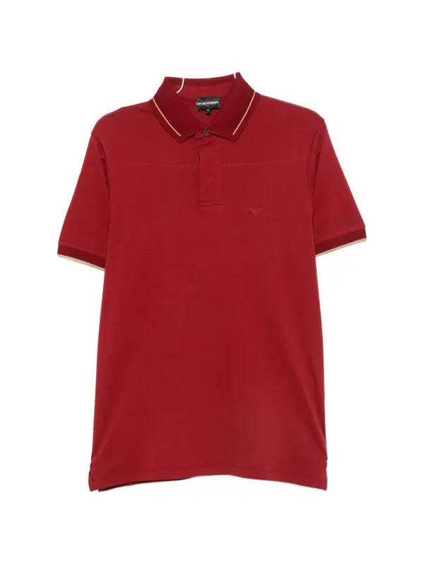 Emporio Armani Logo Cotton Polo Shirt