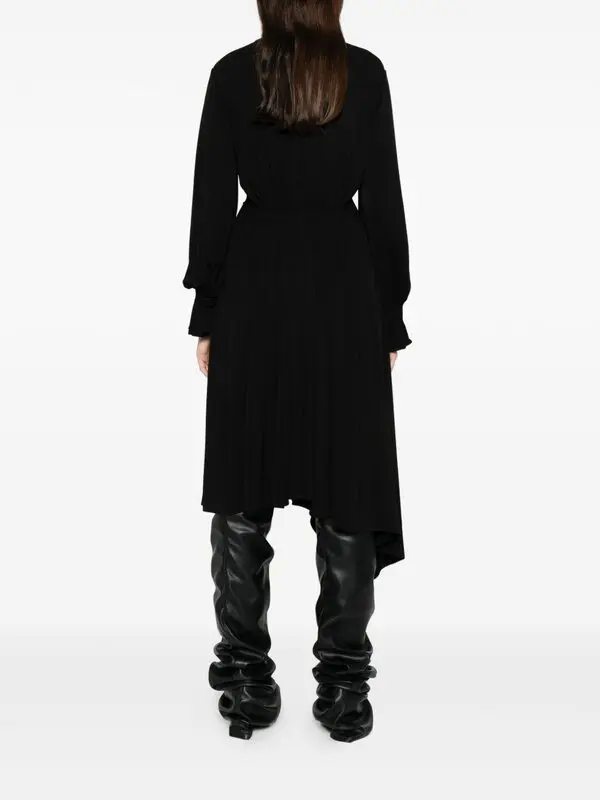 Loewe Asymmetrical Midi Dress With Buckle Detail