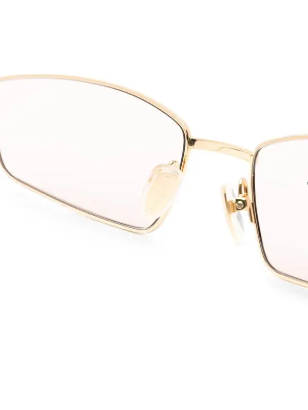 Gucci Tone Rectangle Frame Sunglasses