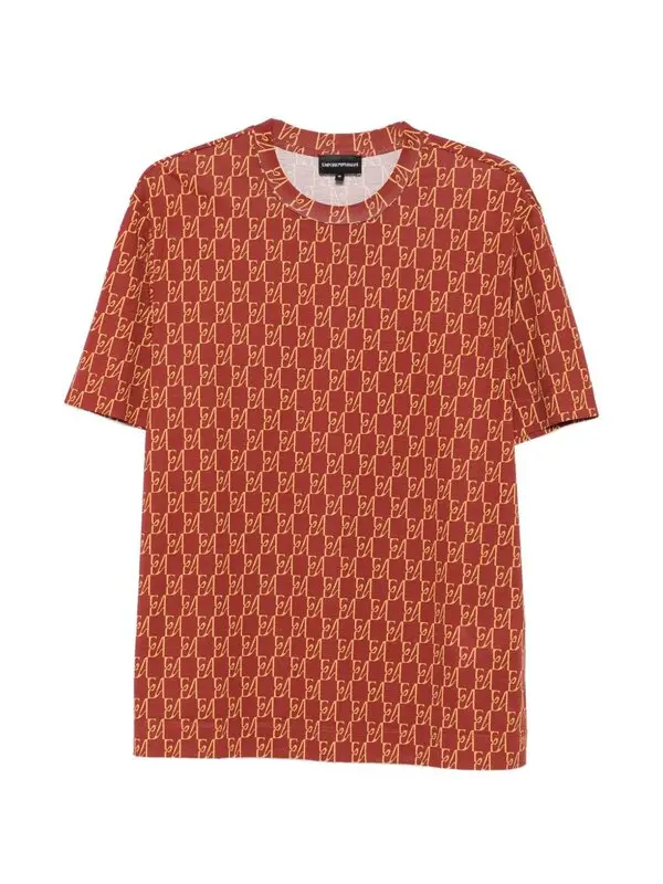 Emporio Armani Printed T-shirt - Red