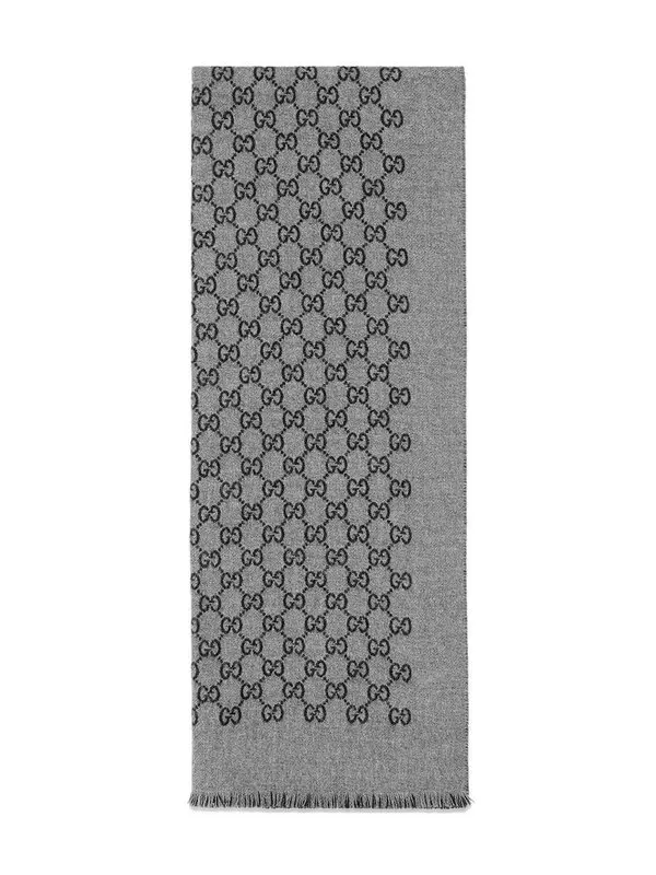 Gucci Gg Wool Scarf
