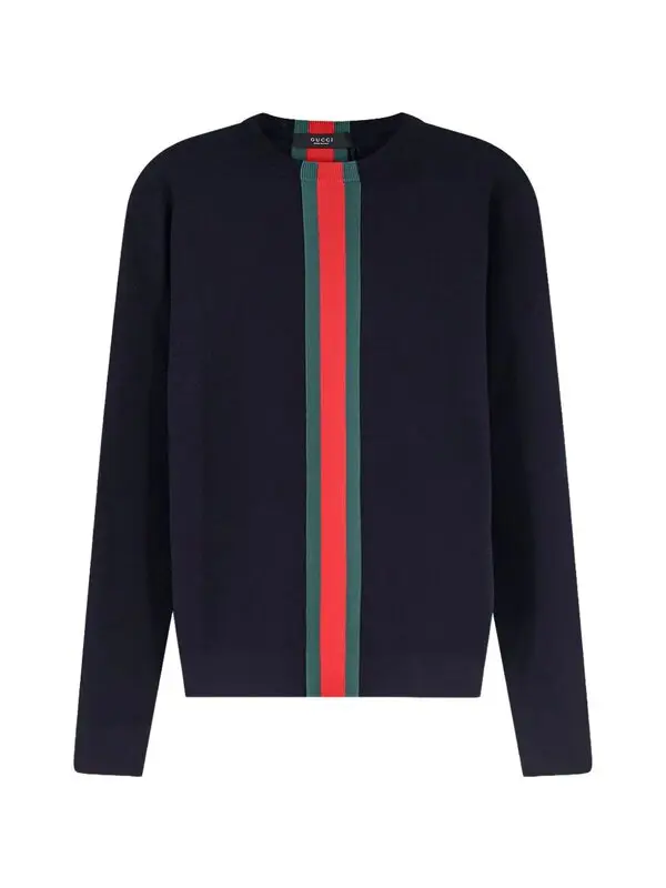 Gucci Web Detail Cotton T-shirt