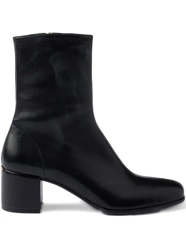 Prada Leather Ankle Boots