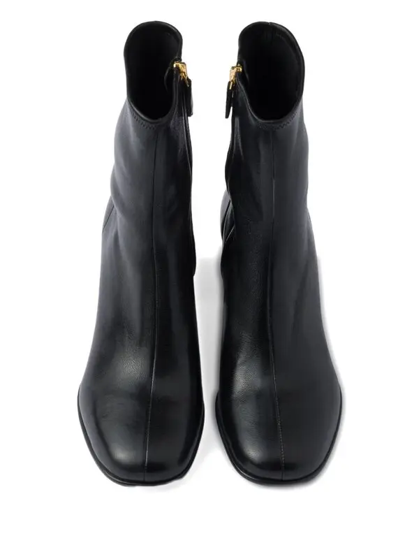 Prada Leather Ankle Boots