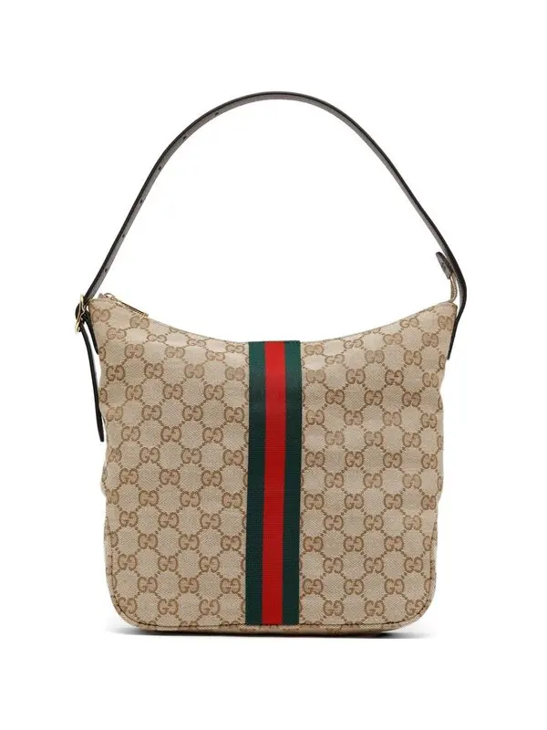 Gucci Lunetta Crossbody Bag - Beige