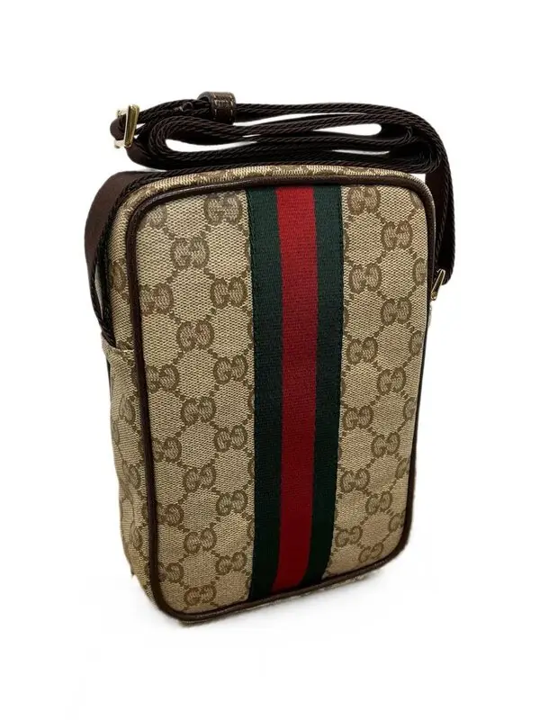 Gucci Web Detail Gg Mini Bag - Beige