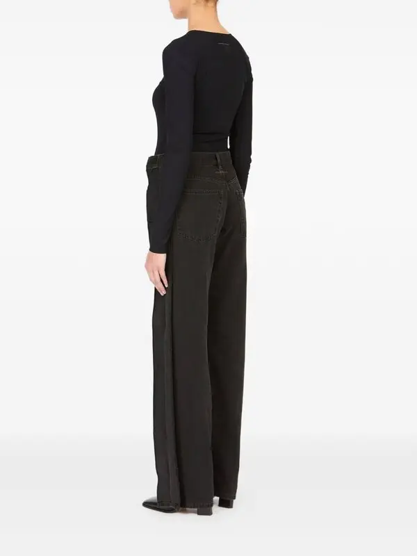 MAISON MARGIELA Paneled Wide-leg Jeans
