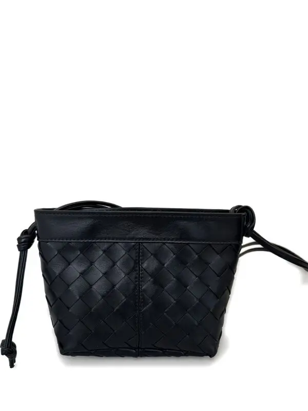 Bottega Veneta Woven Leather Pouch - Black