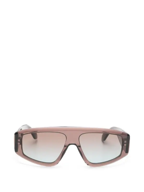 Alaïa Rectangle Frame Sunglasses - Brown