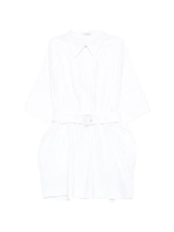 Givenchy Cotton Shirtdress With Belted Waist - White